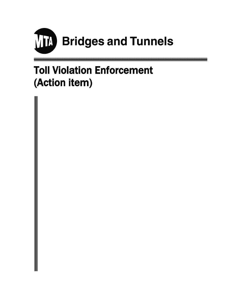 Fillable Online Toll Violation Enforcement Fax Email Print - pdfFiller