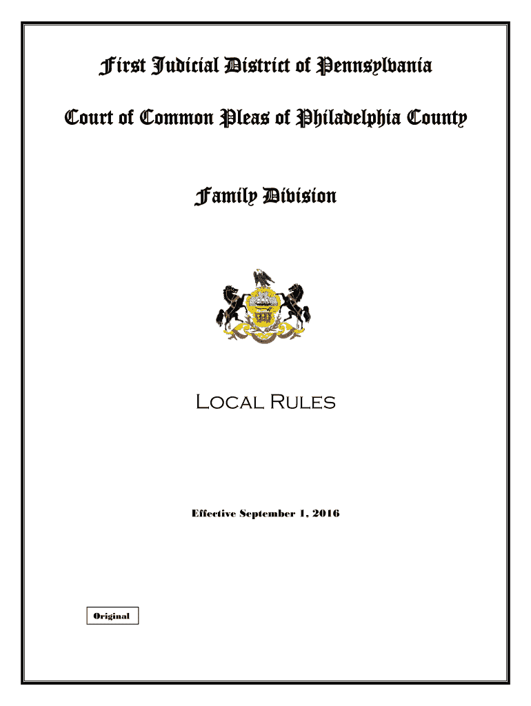 Fillable Online courts phila First Judicial District of Pennsylvania ...