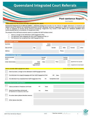 Fillable Online courts qld gov Queensland Integrated Court Referrals ...