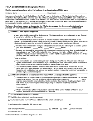 Fillable Online co wood oh 2015 Second Notice Designation - co.wood.oh ...