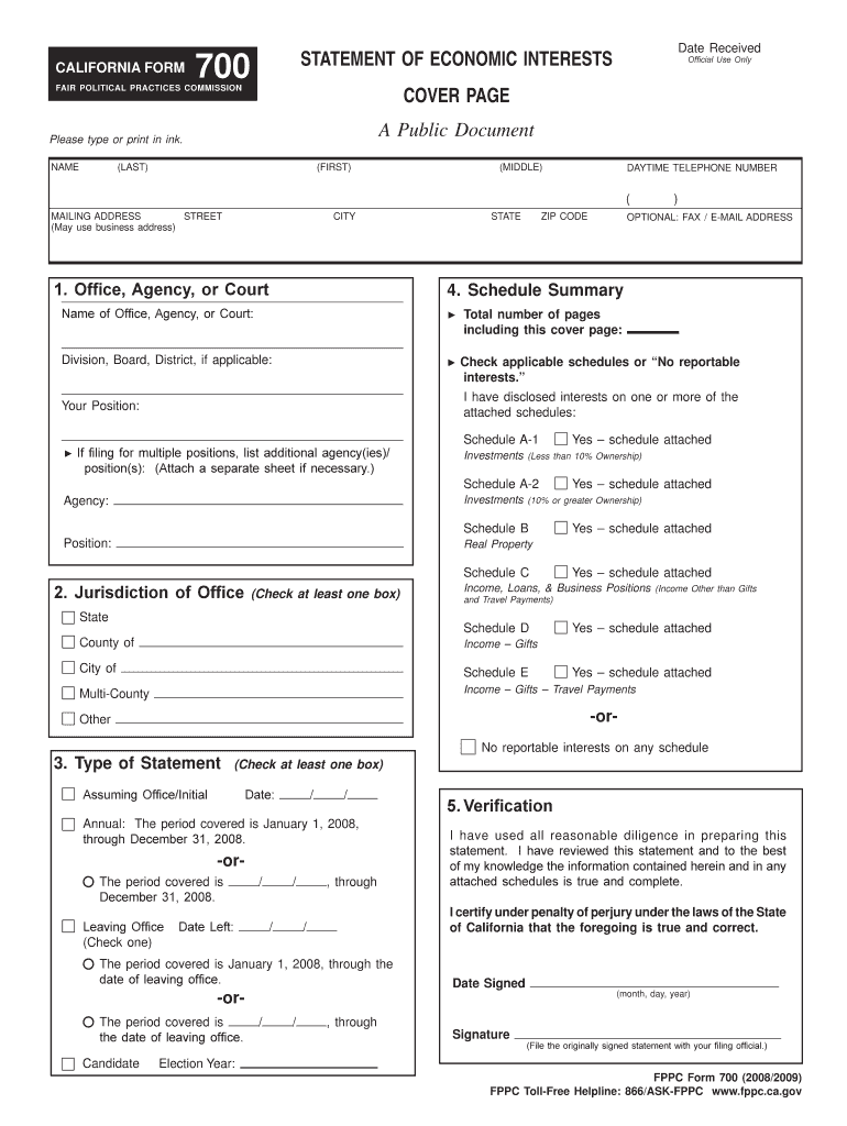 Fillable Online actransit Form 700 2008/2009 - AC Transit Fax Email ...