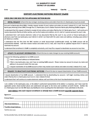 Fillable Online dcb uscourts In re: Fax Email Print - pdfFiller