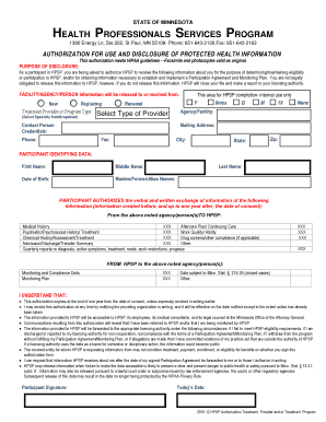 Fillable Online mn Authorization Dropdown Treatment Provider ...