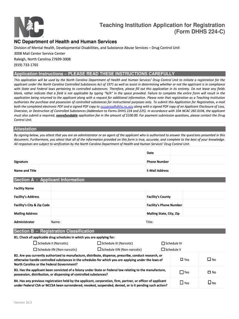 Fillable Online Teaching Institution Application for Registration Fax Email Print - pdfFiller