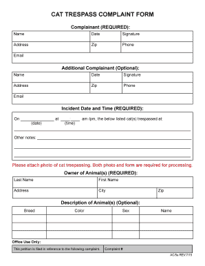 Fillable Online d2r3la8b6dfpzr cloudfront Instructions for Cat Trespass ...