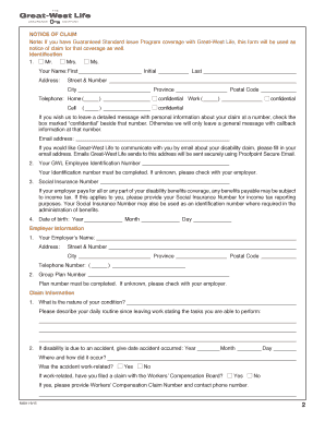 Fillable Online Life Waiver - Employee's Guide - Great-West Life Fax ...