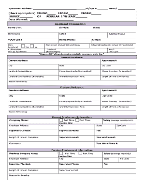 Fillable Online APPLICATION FORM 01-2015.docx Fax Email Print - pdfFiller