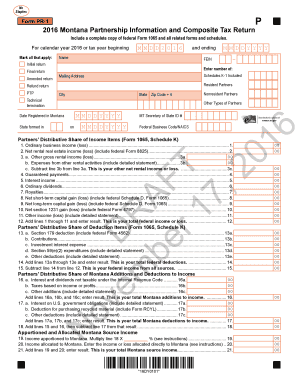 Fillable Online revenue mt 2015 Montana Form 2 - Department of Revenue ...
