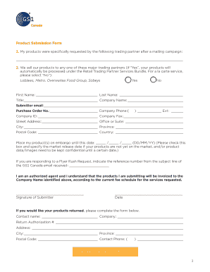 Fillable Online gs1ca Product Submission Instructions - gs1ca.org Fax ...
