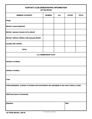 Fillable Online eur army AE FORM 360-90A - US Army Europe Fax Email ...