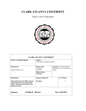Fillable Online cau 8: Verification - cau Fax Email Print - pdfFiller