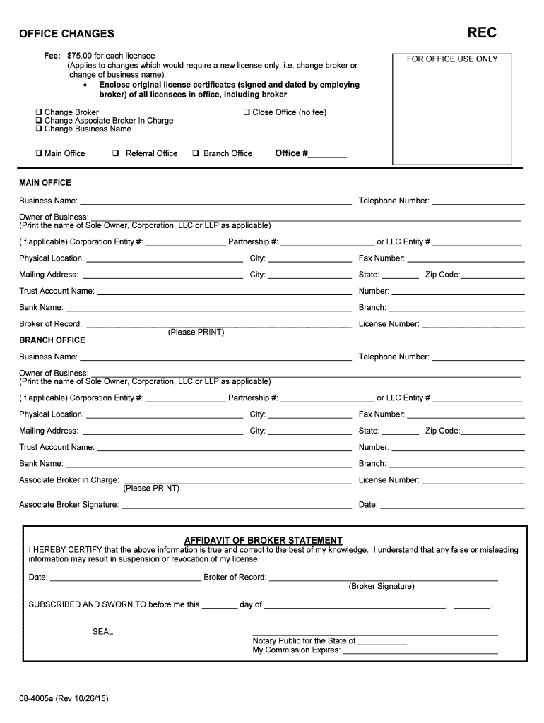 Fillable Online commerce alaska You must register your office - State of Alaska Fax Email Print ...