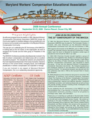 Fillable Online MWCEA Program. MWCEA Program Fax Email Print - pdfFiller