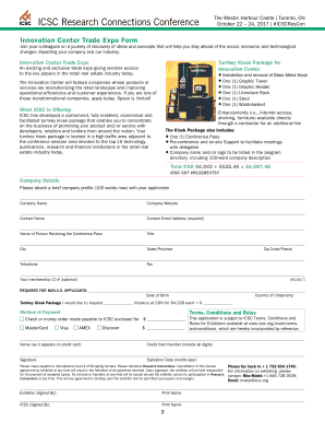 Fillable Online icsc ICSC Research Connections Conference October 22 24 ...