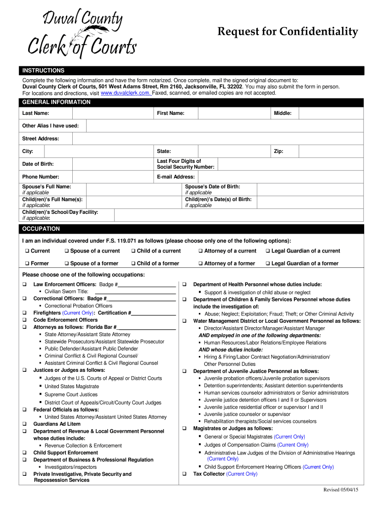 Fillable Online Complete the following information and have the form notarized Fax Email Print ...