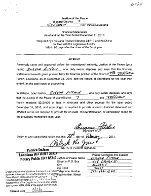 Fillable Online Jefferson Parish Justice of the Peace, 7th Justice ...