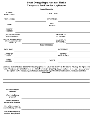 Fillable Online southorange Return to Health Department Fax Email Print ...