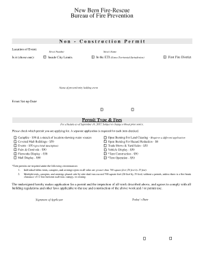 Fillable Online New Bern Fire-Rescue Fax Email Print - pdfFiller