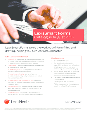 Fillable Online LexisSmart Forms Fax Email Print - pdfFiller