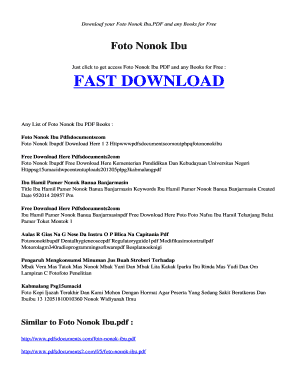 Gambar Nonok - Fill Online, Printable, Fillable, Blank | pdfFiller