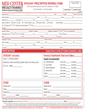 Fillable Online XIFAXAN Previous Treatments Tried and Failed Fax Email ...