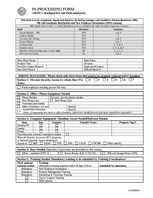 Fillable Online txcourts in-processing-form-for-employees (oca).docx ...