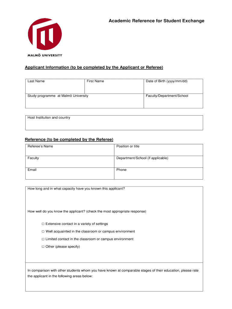 Fillable Online Information and instructions for the referee - mah.se ...