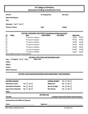 Fillable Online cod-research sites medinfo ufl UF College of Dentistry ...