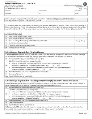 Fillable Online energy ca CEC-NRCA-MCH-04-A (Revised 01/16) Fax Email ...