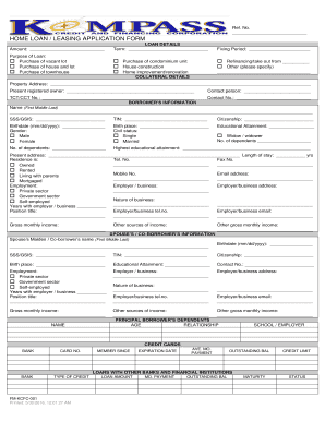 Fillable Online kofc org SALARY LOAN APPLICATION FORM Fax Email Print ...