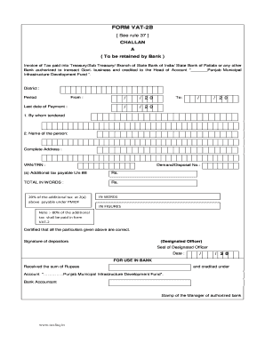 Fillable Online FORM VAT-2B - vatfaq.in Fax Email Print - pdfFiller