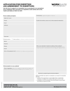 Fillable Online (OR AMENDMENT TO EXEMPTION) Fax Email Print - pdfFiller