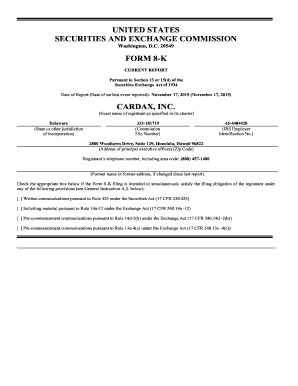 Fillable Online united states securities and exchange commission form 8 ...