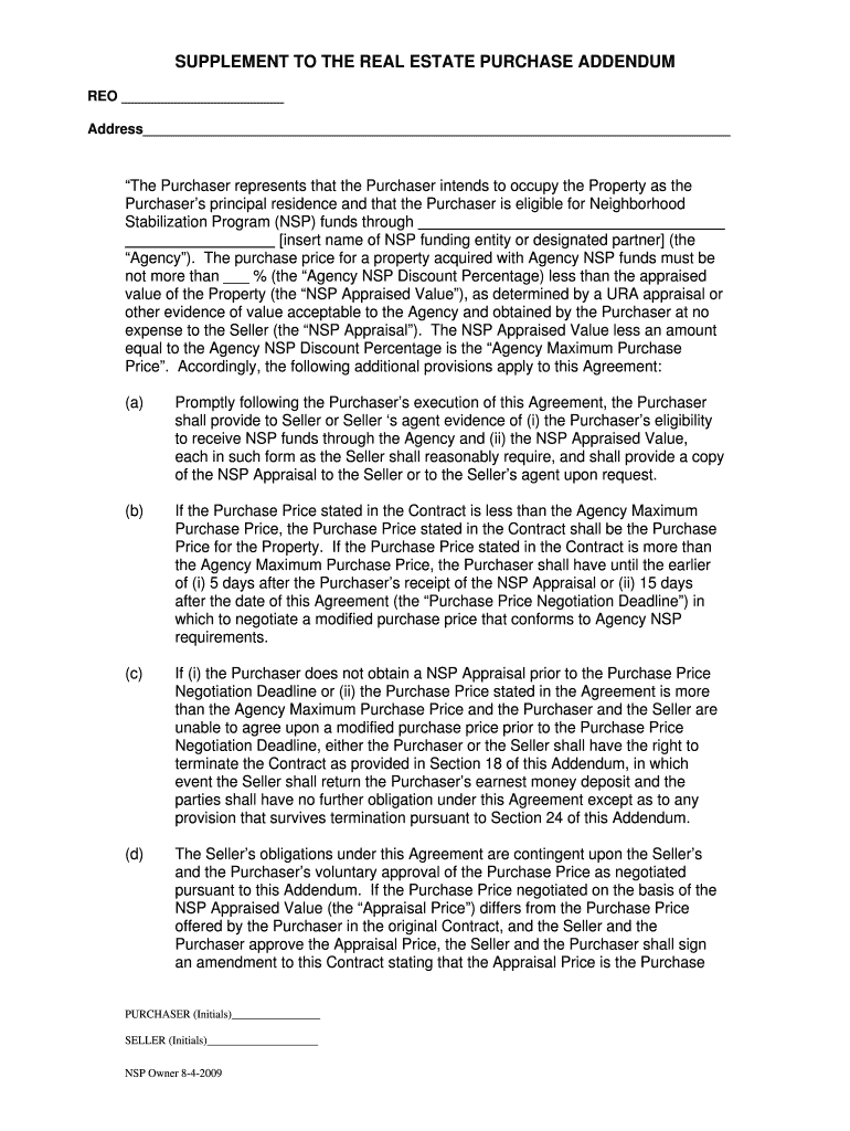 Fillable Online FNMA NSP. - Every Florida Home Fax Email Print - pdfFiller