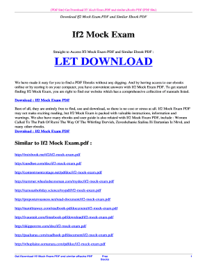 Fillable Online inover esy Free IF2 MOCK EXAM.PDF and Related Books ...