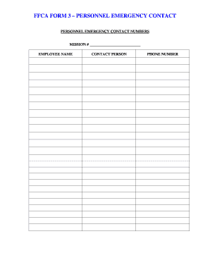 Fillable Online 11112011a membershipsoftware Personnel Emergency Contactsw Fax Email Print ...