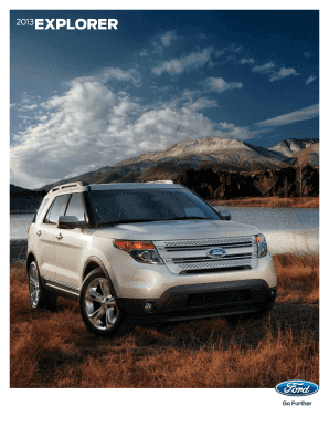 Fillable Online CAPABILITY: Ford Explorer equipped with available ...
