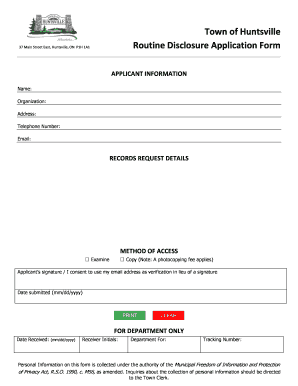 Fillable Online Forms Permits and Resources - Town of Huntsville Fax ...