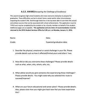 Fillable Online ACE Application 1.doc Fax Email Print - pdfFiller