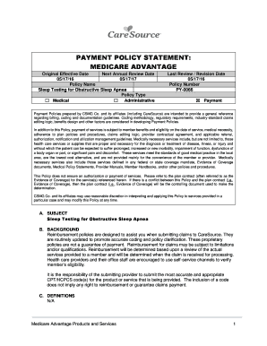 Fillable Online Sleep Testing for Obstructive Sleep Apnea Fax Email ...