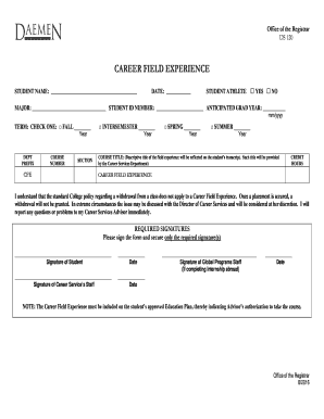 Fillable Online daemen DS 120 Fax Email Print - pdfFiller