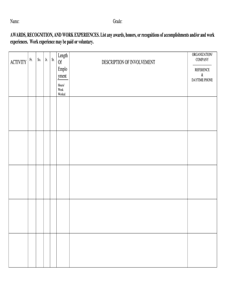Fillable Online whs schoolsofwestfield Grade: Fax Email Print - pdfFiller