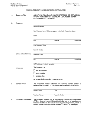 Fillable Online winnipeg Template Version RFQ020161007 - Main RFQ - winnipeg Fax Email Print ...