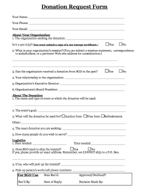 Fillable Online Download Donation Request Form - Sweet Grass Dairy Fax Email Print - pdfFiller