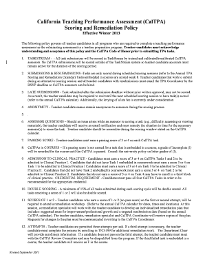 Fillable Online California Teaching Performance Assessment (CalTPA) Fax Email Print - pdfFiller