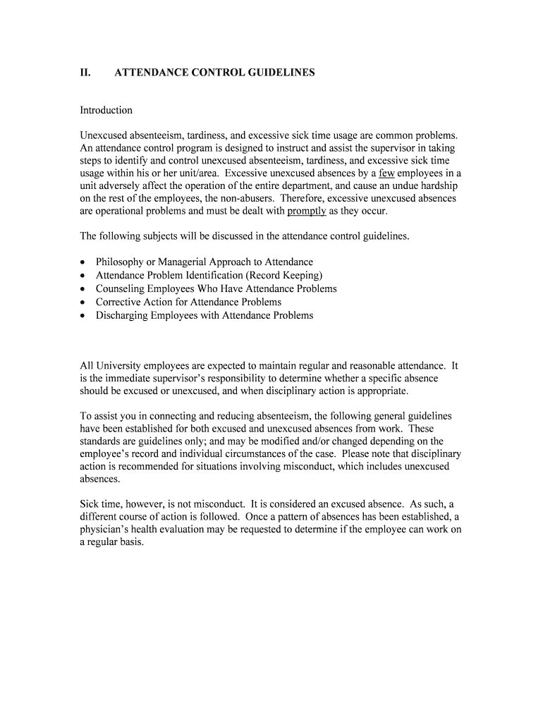 Fillable Online Misconduct MC 15 - Attendance - EDD - State of ...