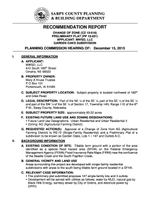 Fillable Online SARPY COUNTY PLANNING & BUILDING DEPARTMENT Fax Email ...