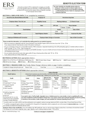Fillable Online hrportal hhsc state tx provided to ERS may be incorrect ...