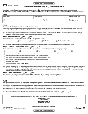 Fillable Online CAF Self-Identification Fax Email Print - pdfFiller