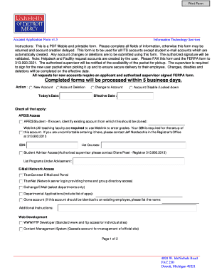 Fillable Online it udmercy Completed forms will be processed within 5 ...
